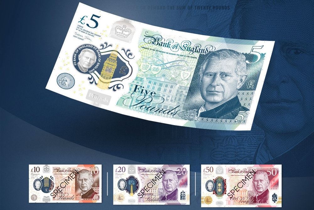 Sådan ser Englands nye pengesedler ud - Avisen.dk