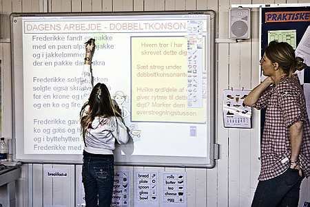 Elektroniske tavler gør det lettere for eleverne at lære - Avisen.dk